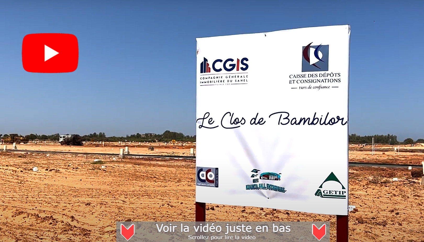 VIDEO : La CGIS livre ses 700 premières parcelles viabilisées à bambilor